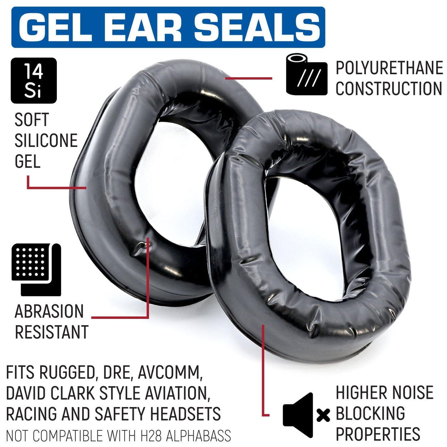 Ultimate Comfort Gel Ear Seals for Headsets – Rugged Radios