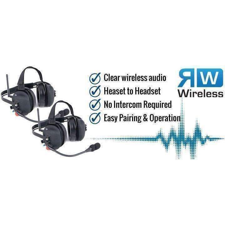 Wireless Double Talk Dual Headset Intercom System – Rugged Radios